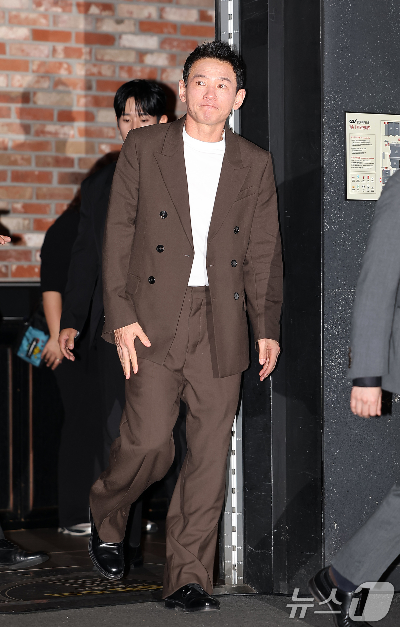 베테랑2 기자간담회 참석하는 황정민 뉴스1