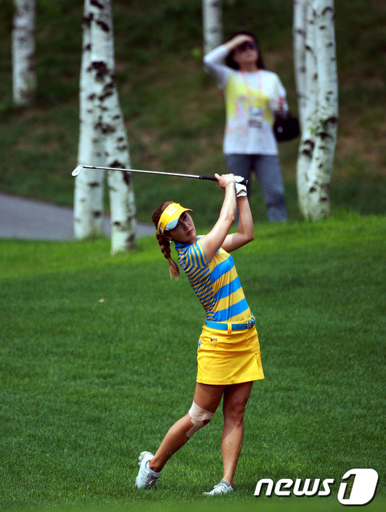 김하늘의 아이언샷 - 뉴스1
