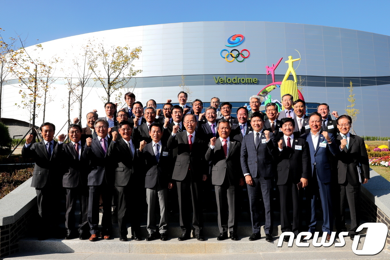 반기문 IOC 윤리위원장, 진천 국가대표선수촌 방문 - 뉴스1