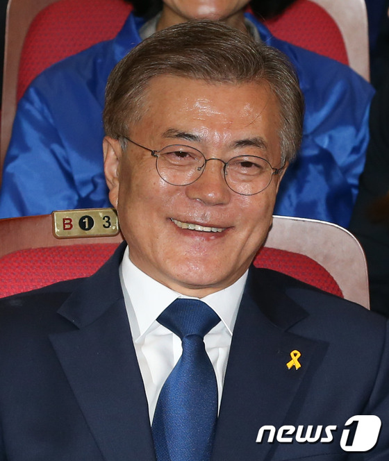 문재인 감출 수 없는 미소 뉴스1