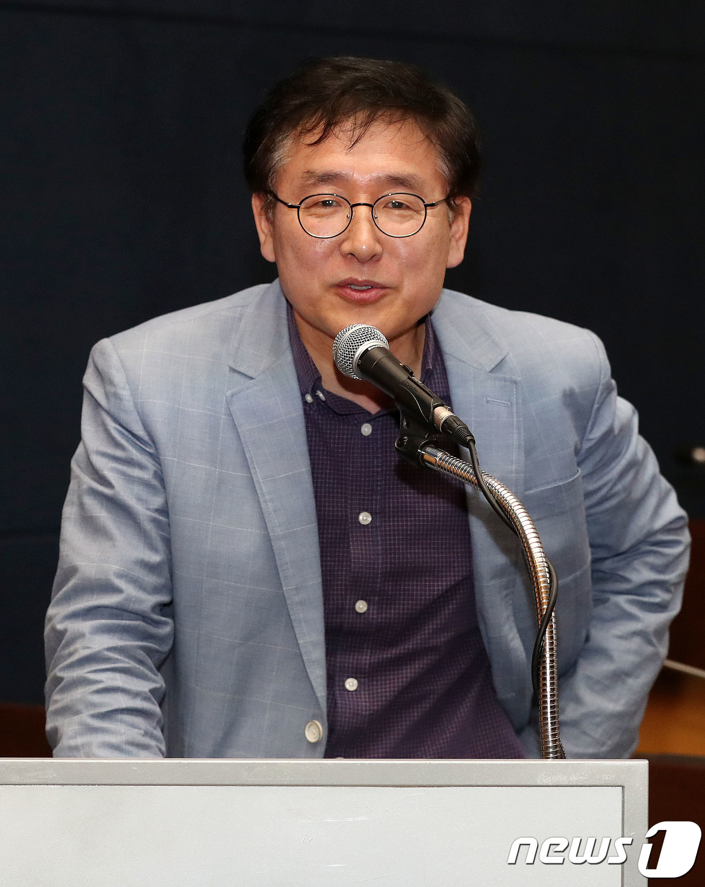 주제발표하는 곽현근 대전대 교수 - 뉴스1