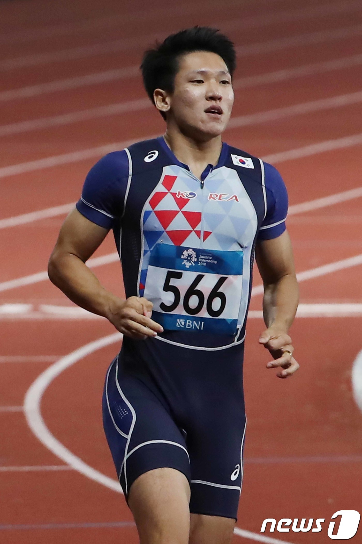 가볍게 에선 통과하는 김국영 - 뉴스1