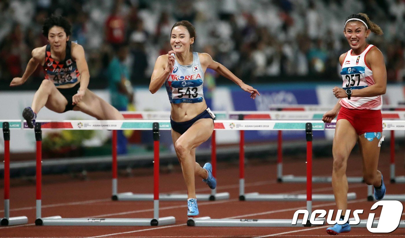 정혜림, 전국체전 여자 일반부 100m 허들 '7연패' 달성 - 뉴스1