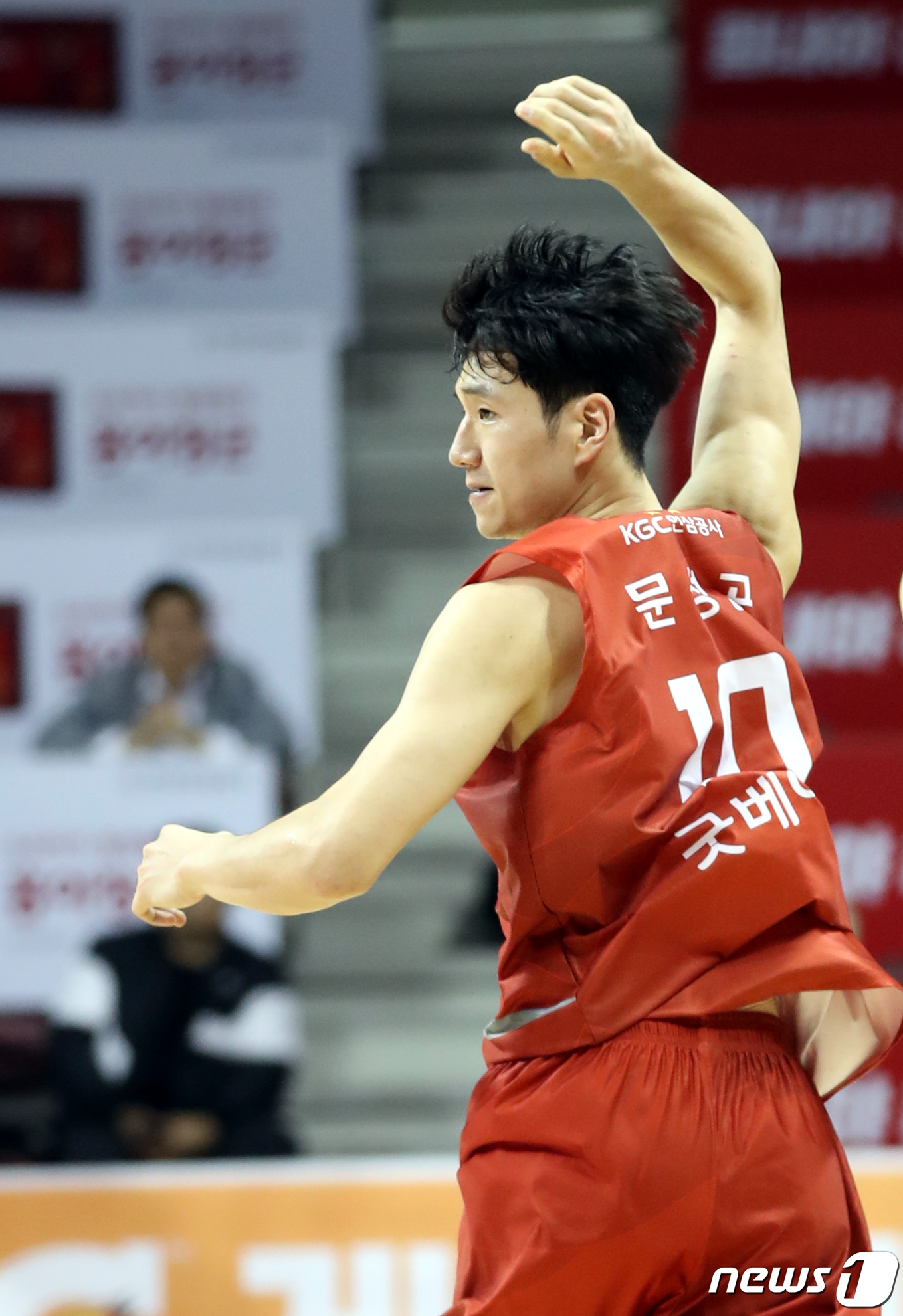 문성곤 '승리 위해' - 뉴스1