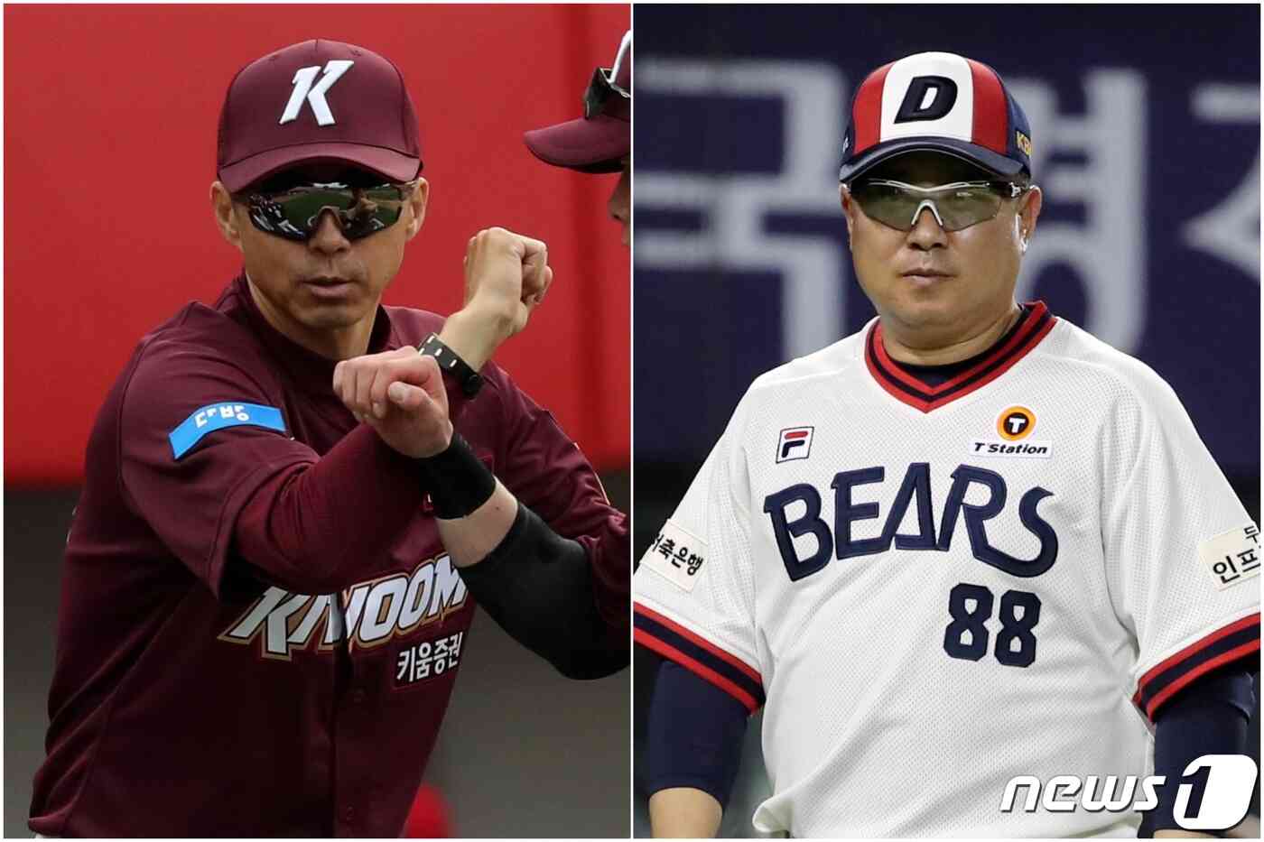 '서울 맞수' 두산-키움, 2위 놓고 '혈투 예고'…5년간 40승1무39패 - 뉴스1