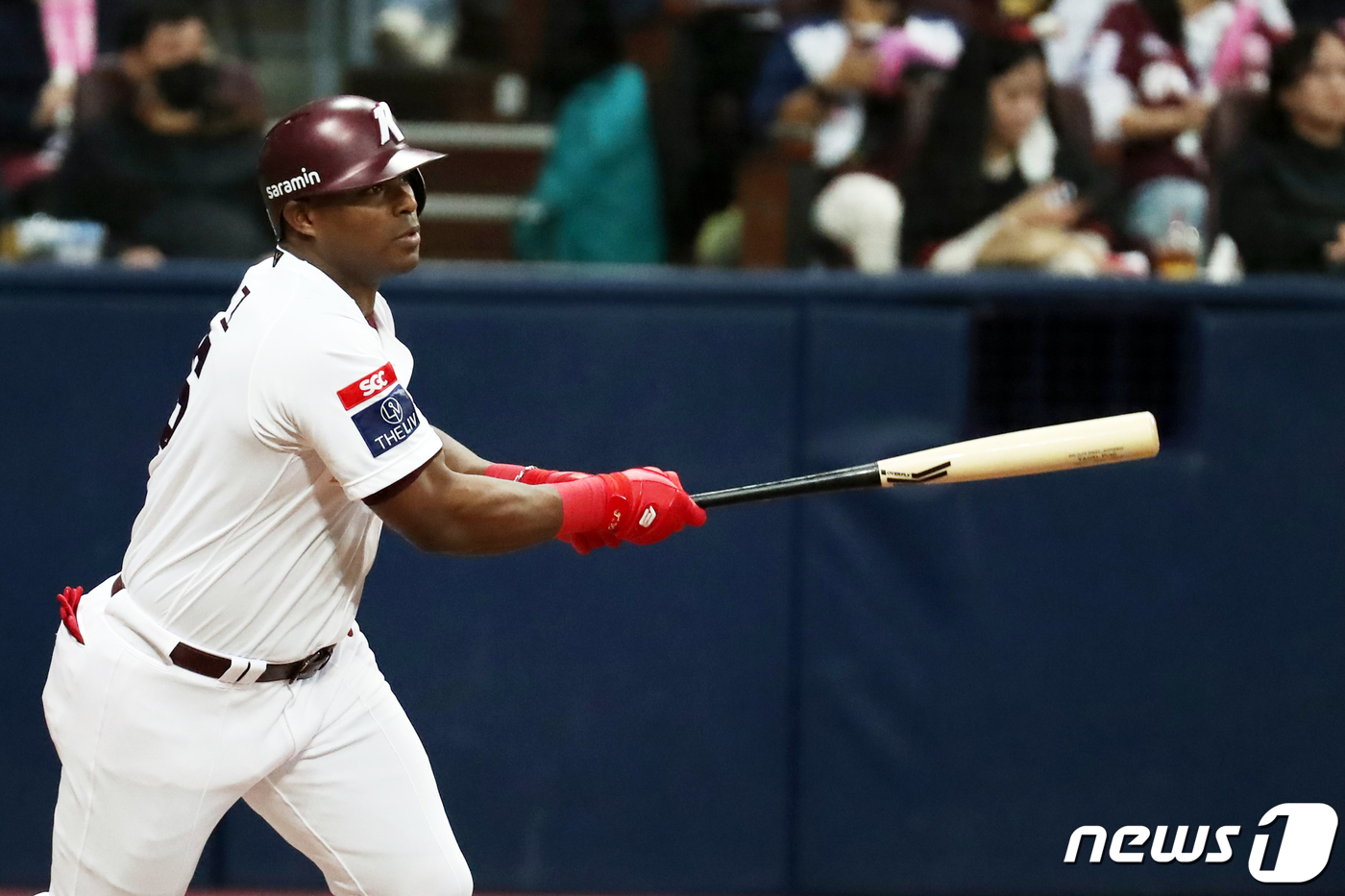 키움 푸이그 '오늘 컨디션 좋아요!' - 뉴스1