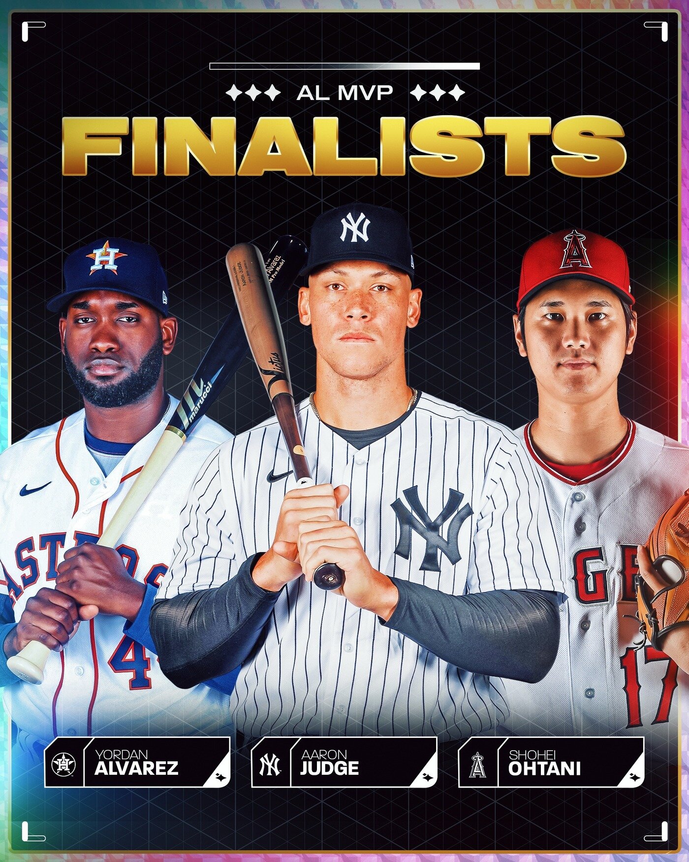 저지 vs 오타니, AL MVP 최종 후보 선정…18일 수상자 발표 - 뉴스1