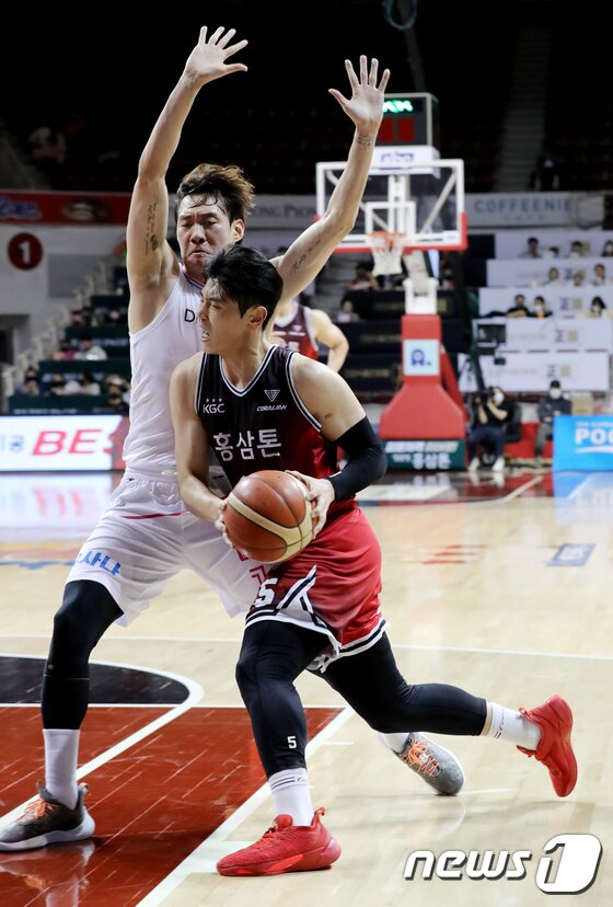 KGC, 연장 접전 끝에 한국가스공사 꺾고 2위 LG와 격차 유지