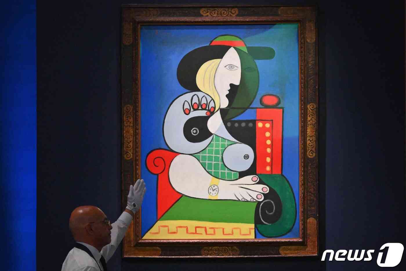 1820억 피카소 그림 감상하세요[포토 In 월드] 뉴스1