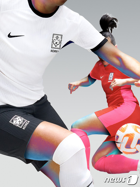 나이키 2023 대한민국 여자 축구 국가대표팀 유니폼 공개 뉴스1