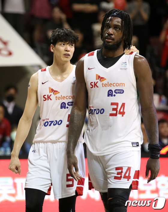 김선형·워니 '너무 아쉬워' - 뉴스1