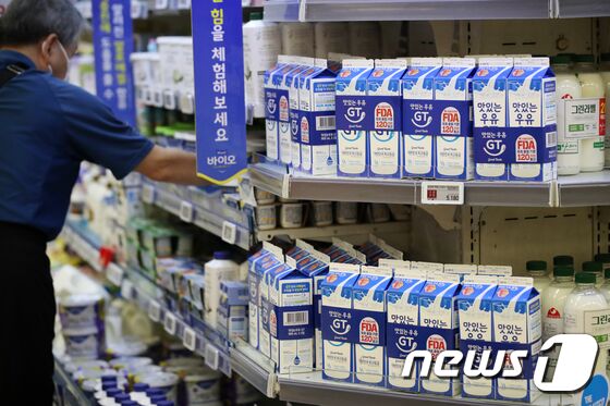 흰 우유 1l 3000원 안넘긴다…정부·업계 인상 최소화 노력 뉴스1