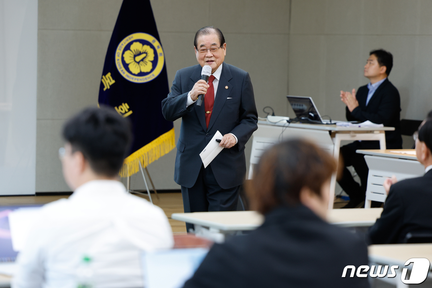 이종찬 광복회장 건국절 말도 안되는 이유는 뉴스1