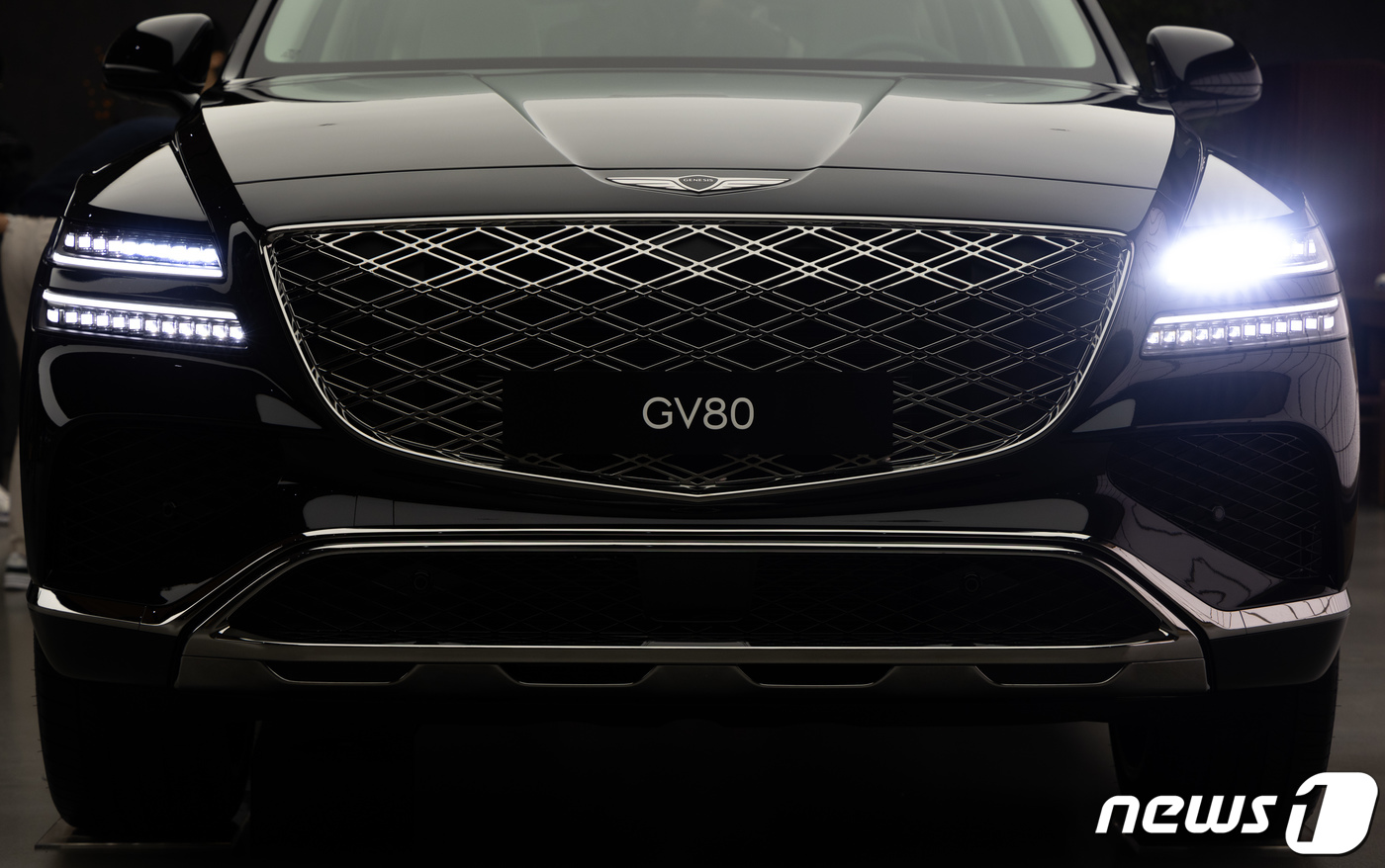 제네시스 GV80 '헤드램프에 MLA 기술 탑재' - 뉴스1
