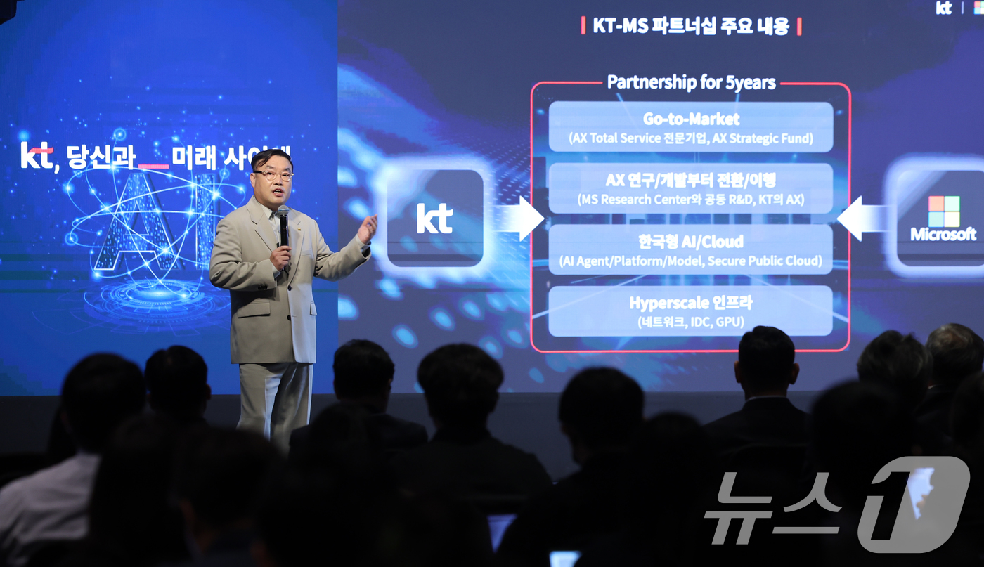 'KT-MS 파트너십 주요 내용은?' - 뉴스1