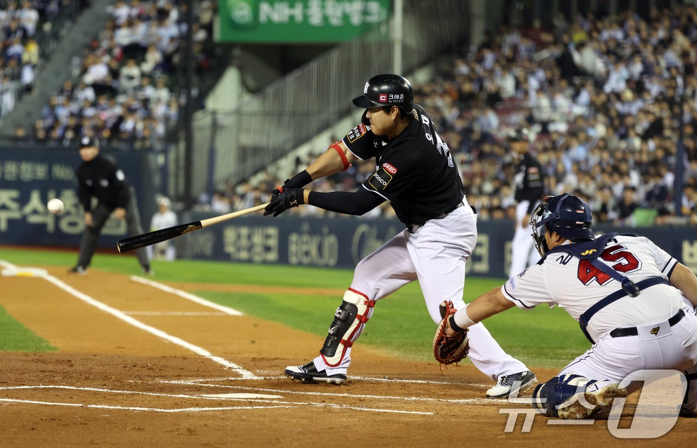 곽빈만 만나면 작아졌던 KT, 가을엔 달랐다…천적 넘고 2차전으로[WC1] - 뉴스1