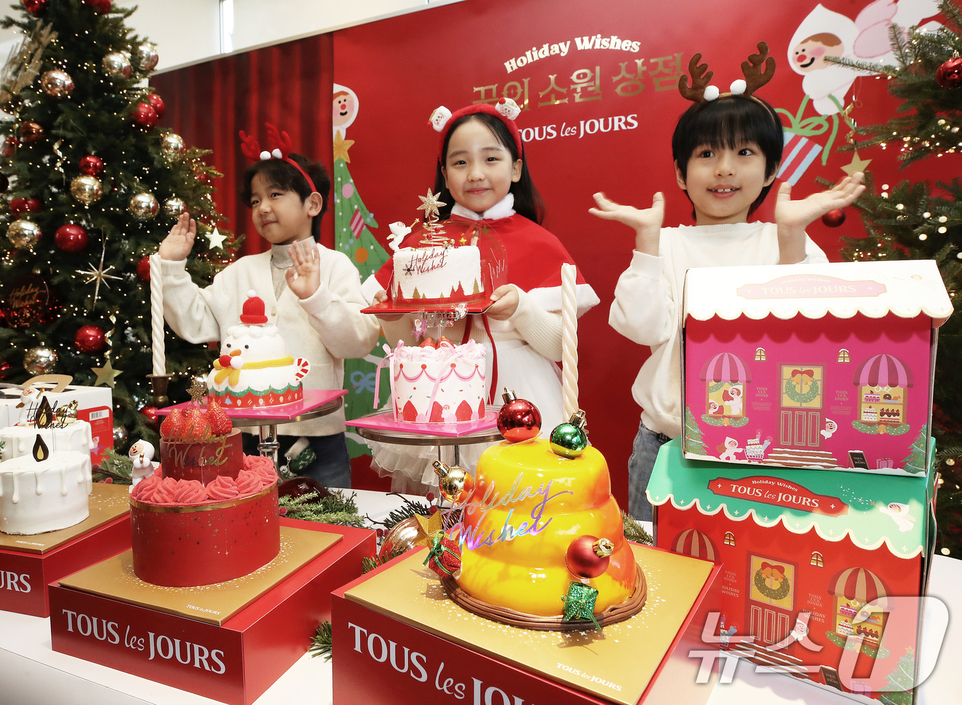 성탄 무드 담은 뚜레쥬르 크리스마스 케이크 - 뉴스1
