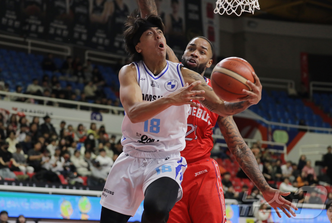 저스틴 구탕 '슛' - 뉴스1