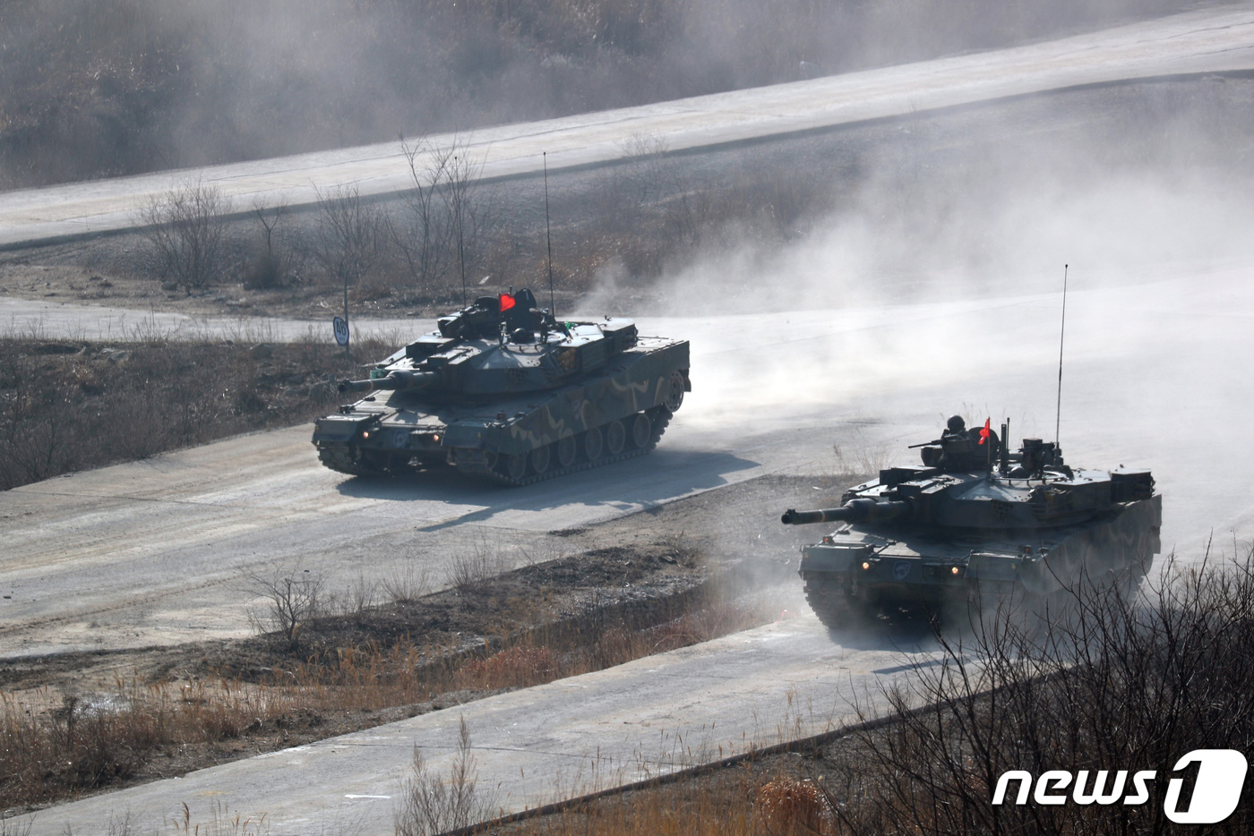 K1A2전차 '돌격 앞으로' - 뉴스1