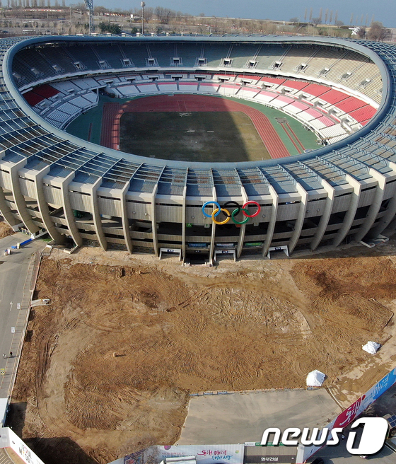 잠실 올림픽주경기장 2026년 말까지 리모델링 공사 뉴스1