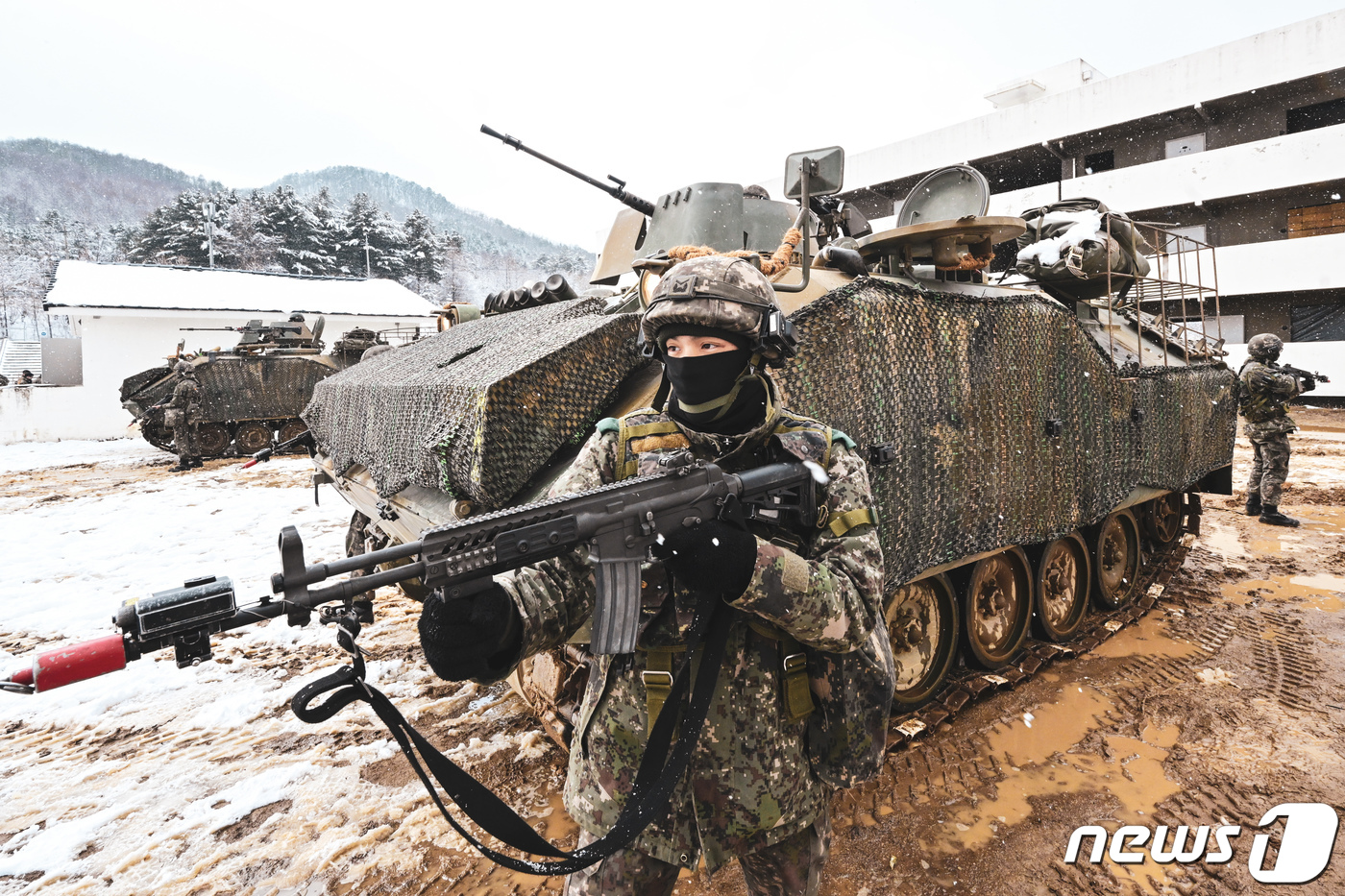 한미연합 과학화전투훈련 - 뉴스1
