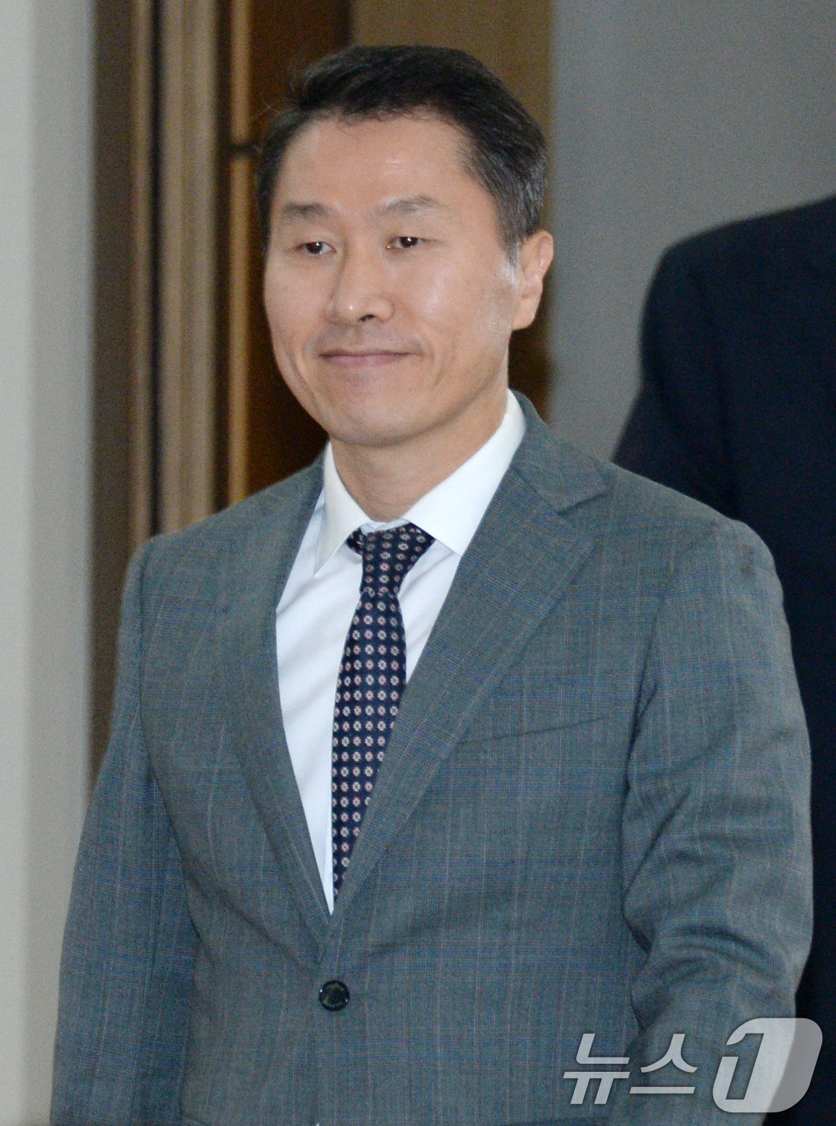 취임식장 향하는 박영진 신임 검사장 뉴스1