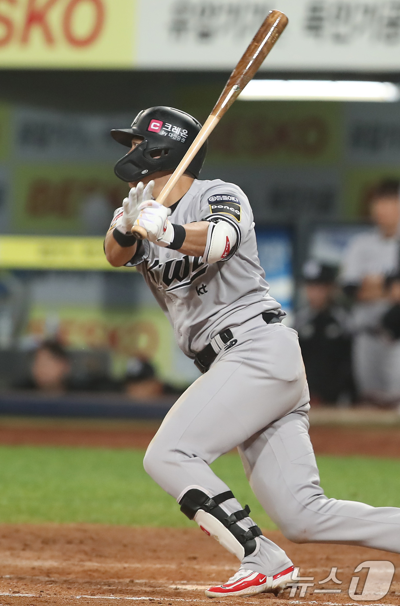 KT 오윤석, 안타 - 뉴스1