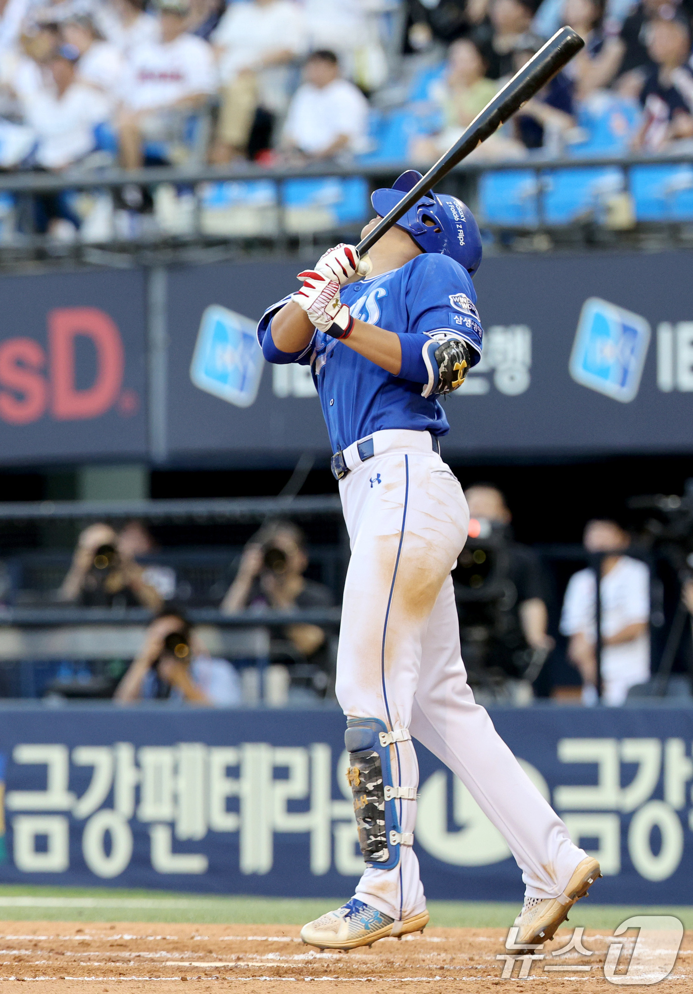 '뜬공인줄 알았던 동점 2루타' - 뉴스1