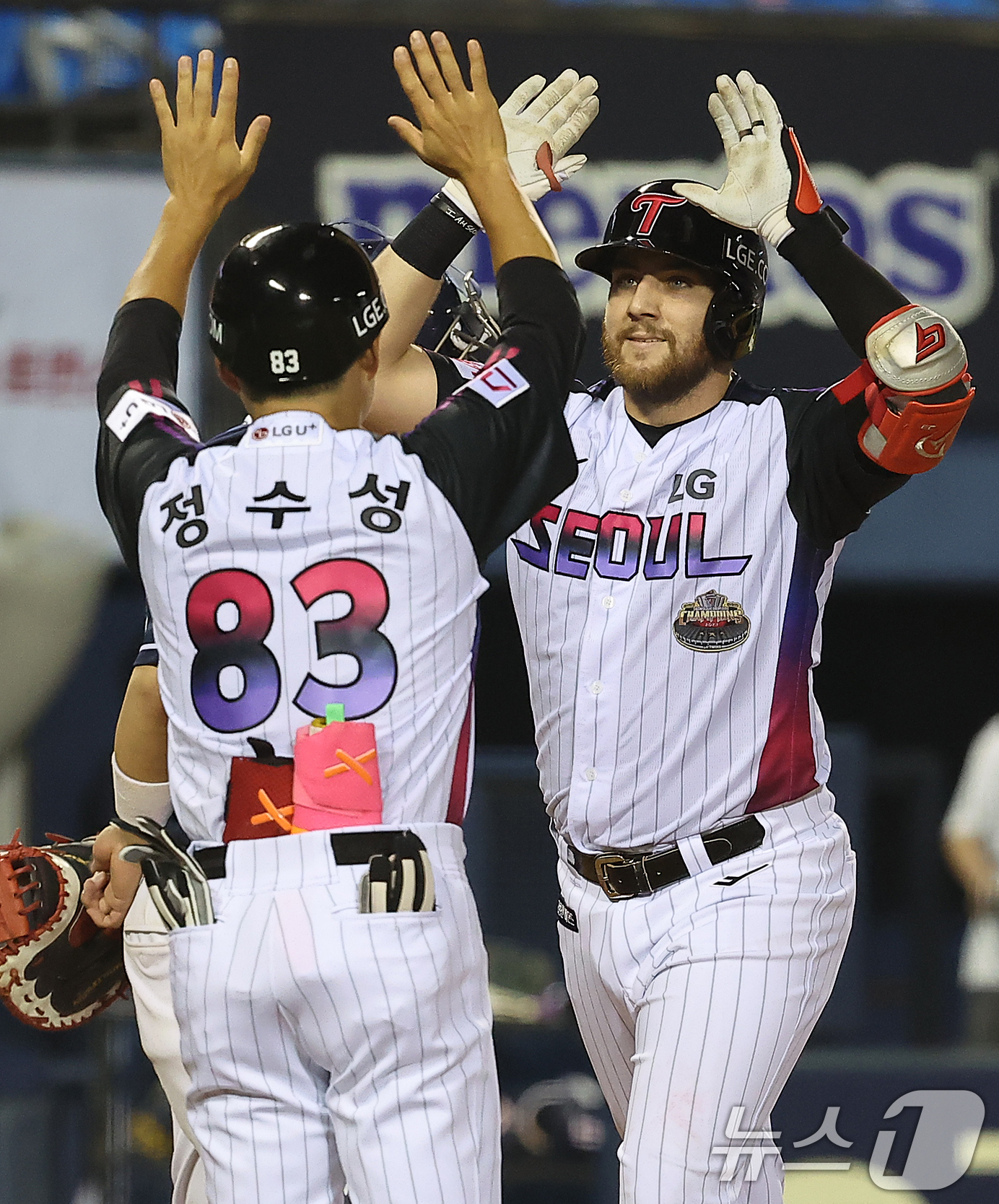 20홈런 고지 밟는 오스틴 - 뉴스1