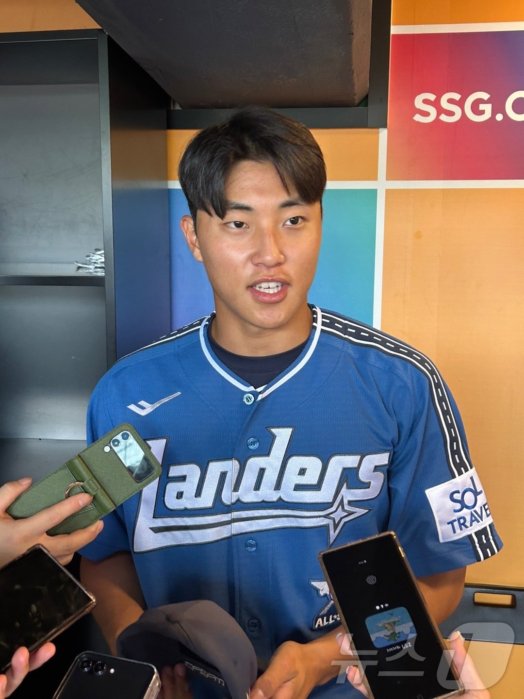 화려한 춤사위…'겁 없는 루키' 박지환 "후반기 택연이와 신인왕 경쟁도" - 뉴스1