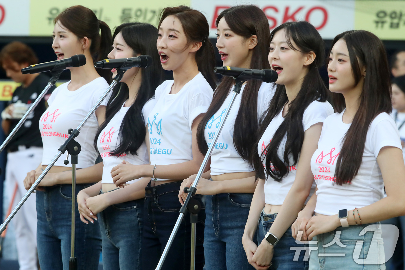 2024 미스코리아 대구·경북 입상자들의 애국가 - 뉴스1