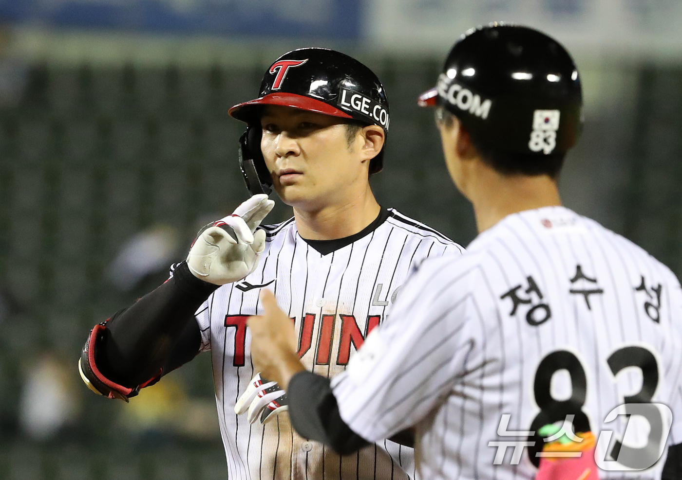 오지한 '안타 추가' - 뉴스1