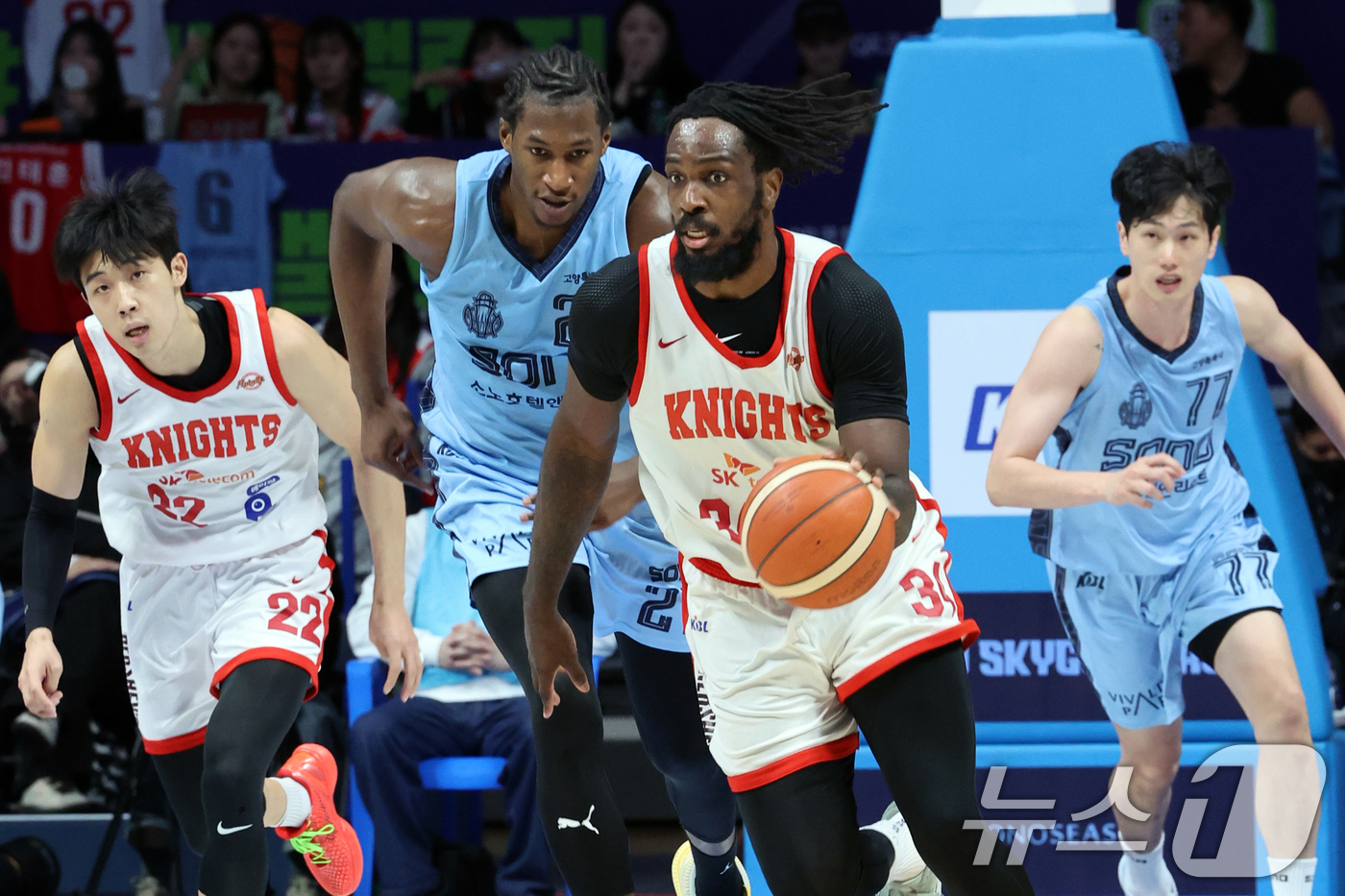 SK 워니 '공격이다!' - 뉴스1