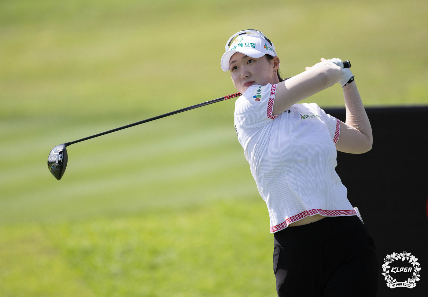 티샷하는 권서연 - 뉴스1