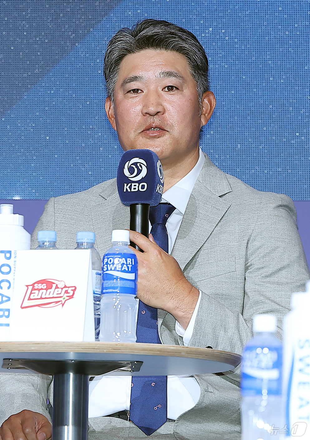 출사표 던지는 이숭용 감독 - 뉴스1