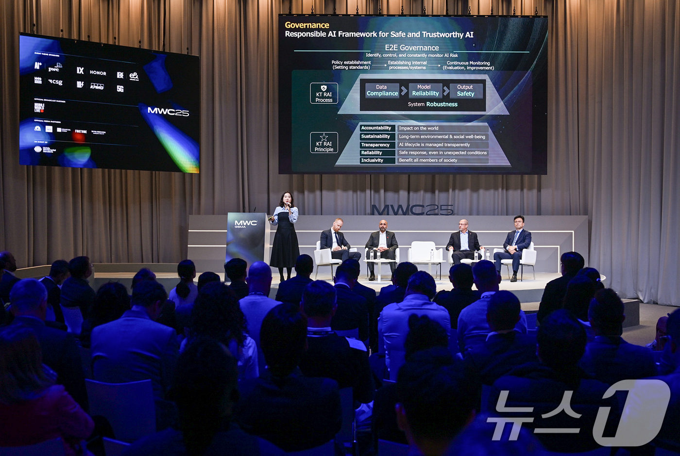[MWC25] KT, 책임감 있는 AI 구현 인사이트 제시 - 뉴스1