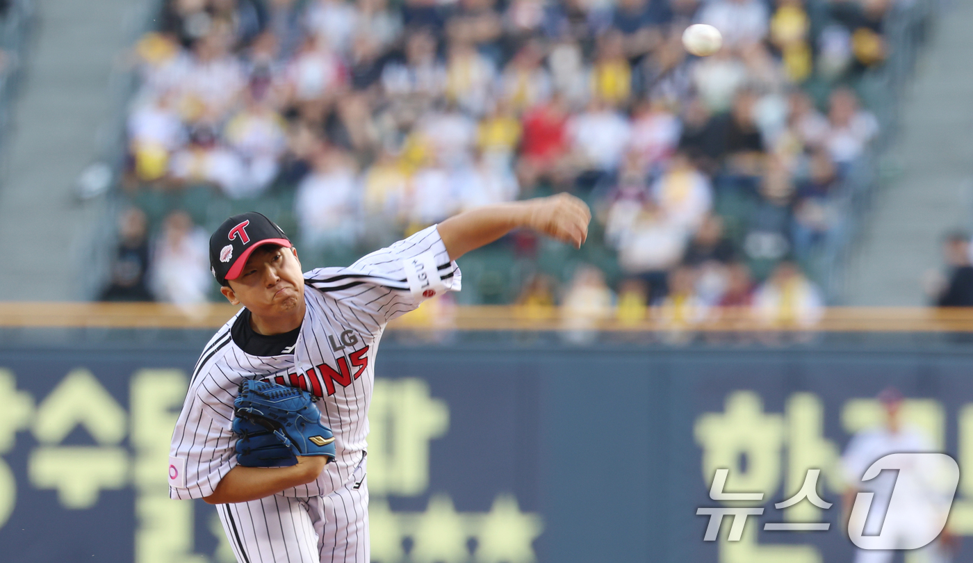 LG 송승기, 승리를 향한 역투 - 뉴스1