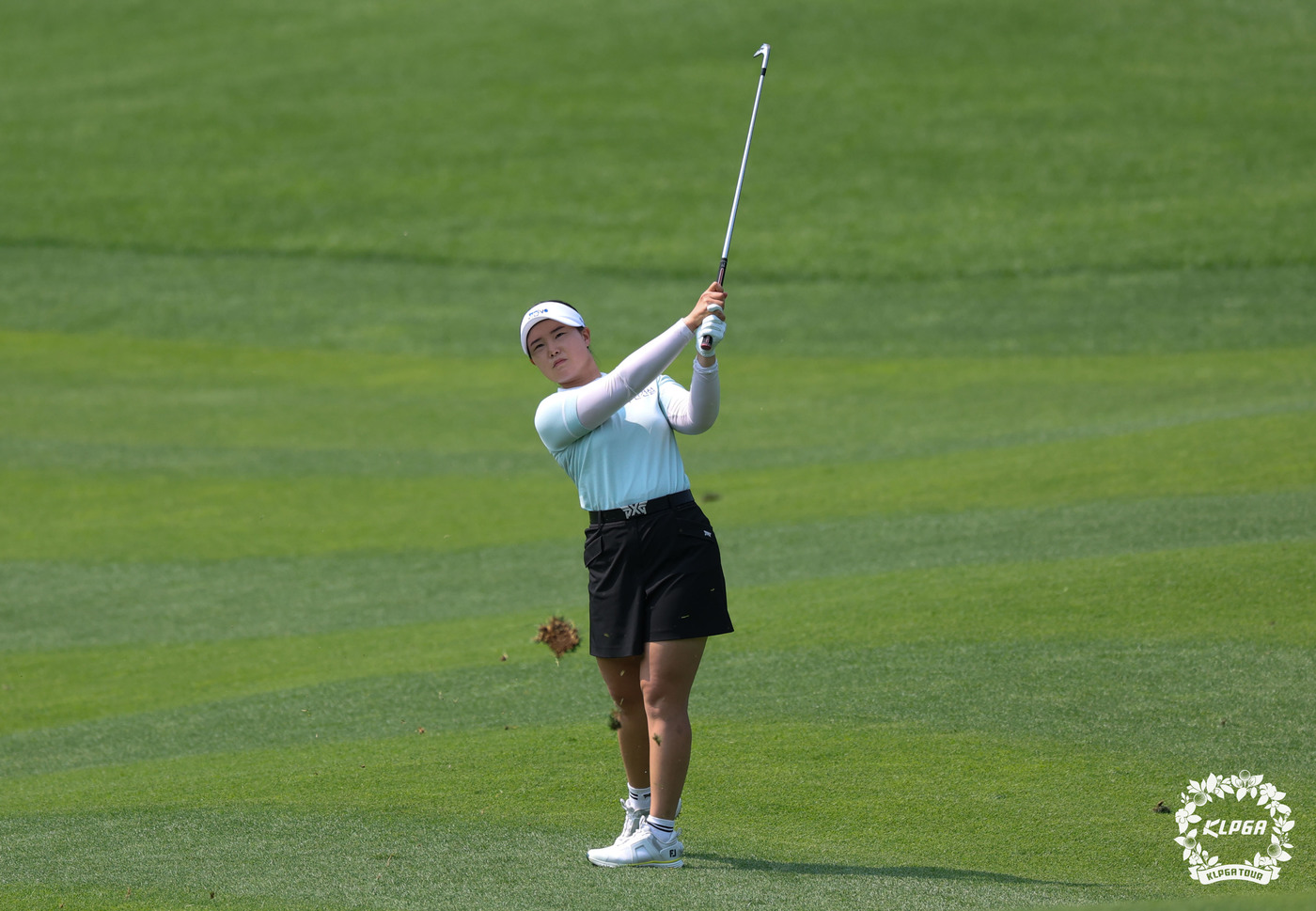 아이언샷 하는 임희정 - 뉴스1