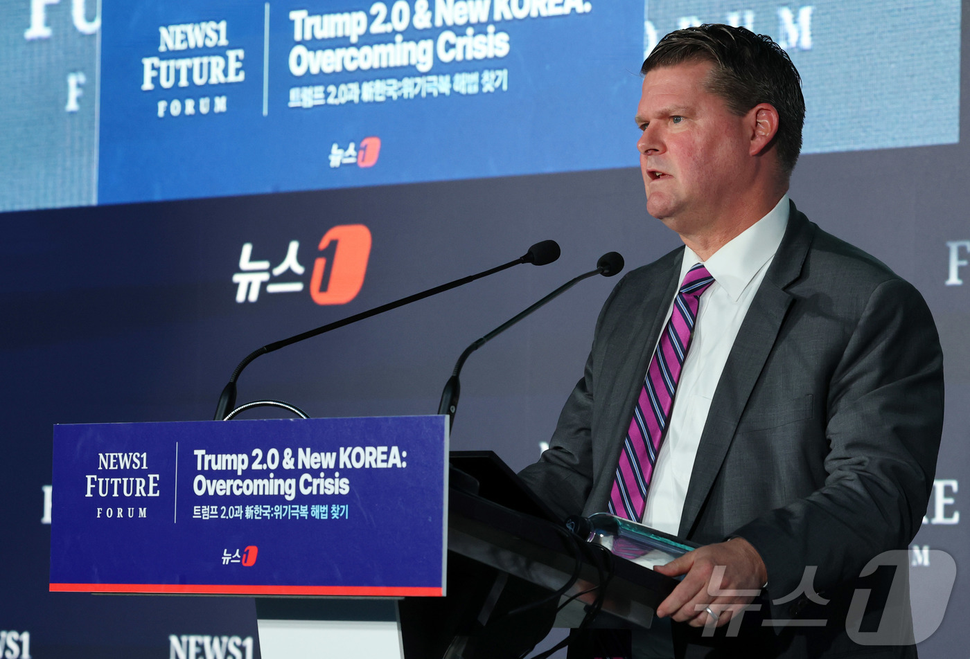 [NFF2025]기조연설 나선 랜달 슈라이버 - 뉴스1