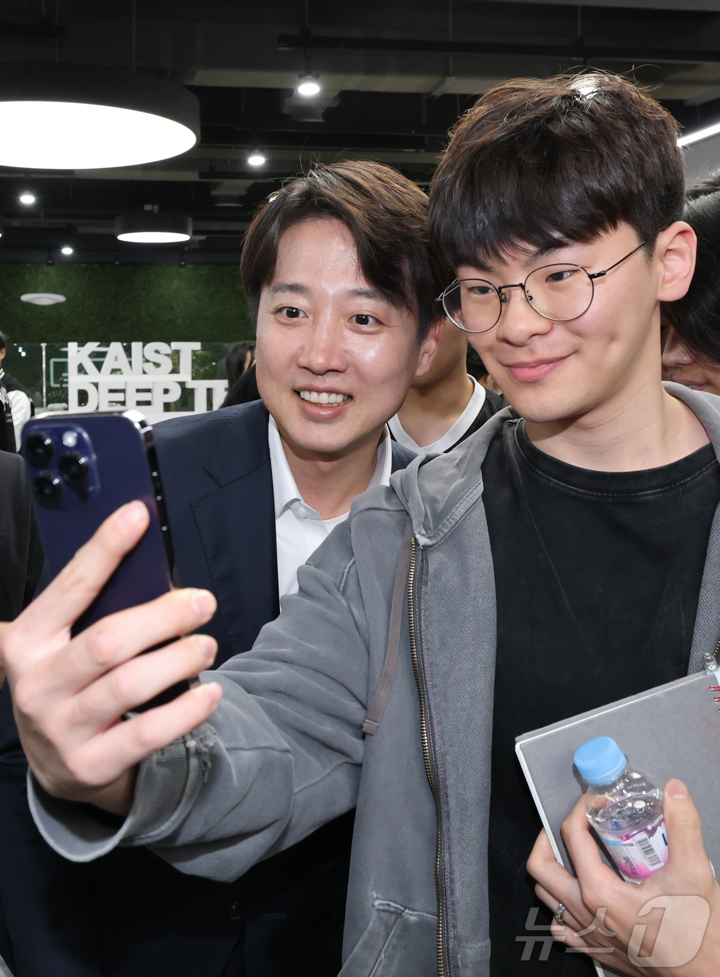 이준석 카이스트서 현장 청취 - 뉴스1