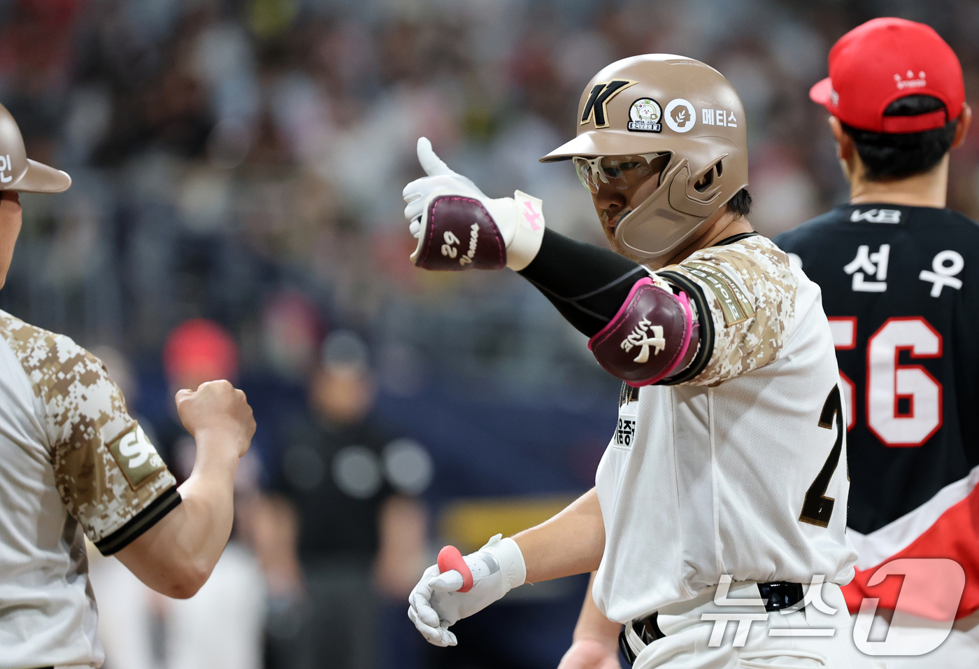 임지열 '안타 추가합니다' - 뉴스1