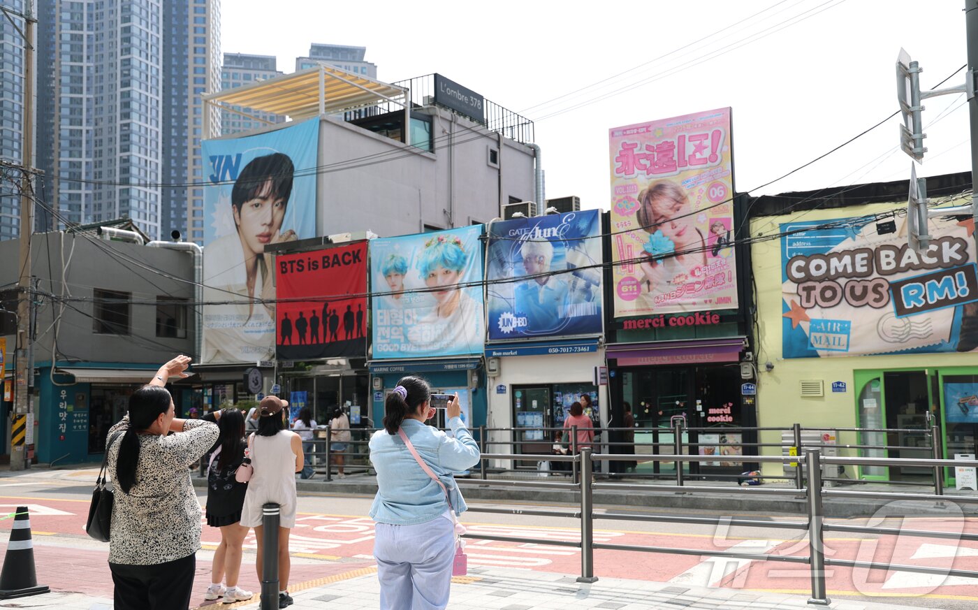 [뉴스1 PICK]BTS 완전체 된다 '軍제대 초읽기' - 뉴스1