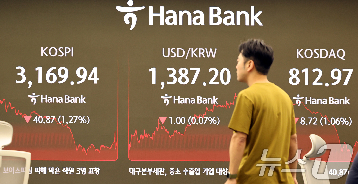 코스피·코스닥 '동반 하락' - 뉴스1